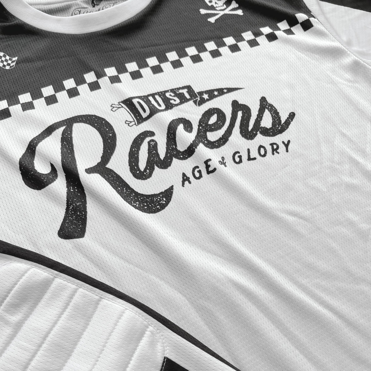 Racers Mesh Jersey Noir Blanc – 4h10 La E-Boutique